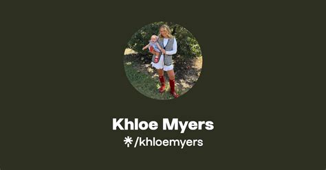 Khloe Myers Instagram Tiktok Linktree