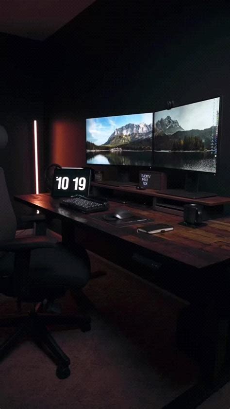 Moody Gaming Setup With A Sci Fi Theme Artofit