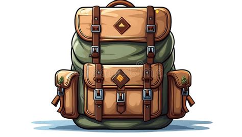 Pixelated Backpack Sprite 16 Bit Pixel Art Sprite Of A Camping Backpack Game Design Assets