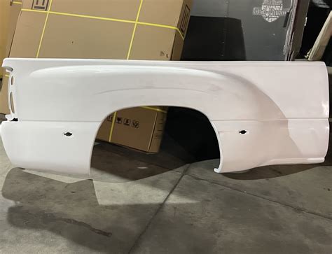 99 07 Chevy Silverado Long Bed Side Bedside Molding Panel Fiberglass