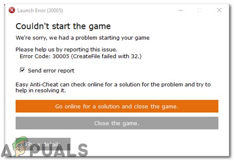 How To Fix Error Code 30005 Couldnt Start The Game