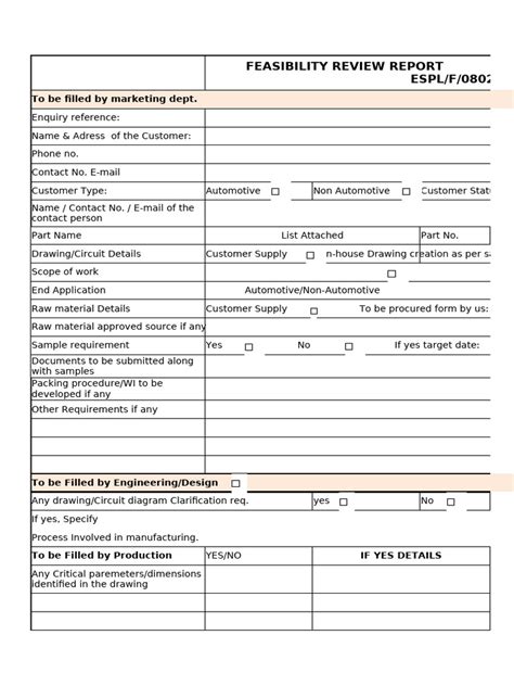 New Pre Feasibility Form Pdf