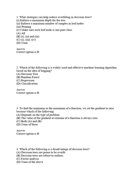 Unit Ii Ml Mcq Pdf Artificial Neural Network Statistical Classification