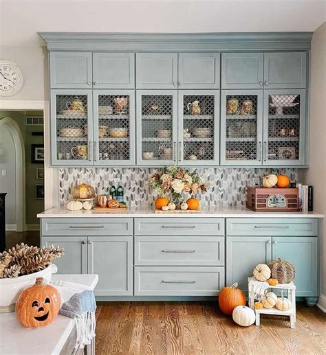 Blue Farmhouse Kitchen