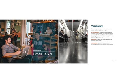 Small Talk 1 Language Online Services