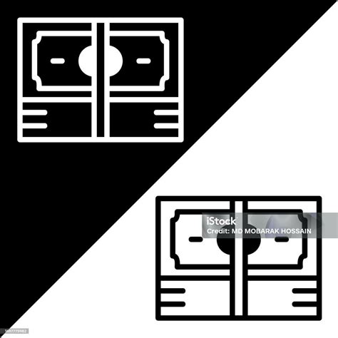 Icône Money Vector Style Linéaire Isolée Sur Fond Blanc Vecteurs Libres