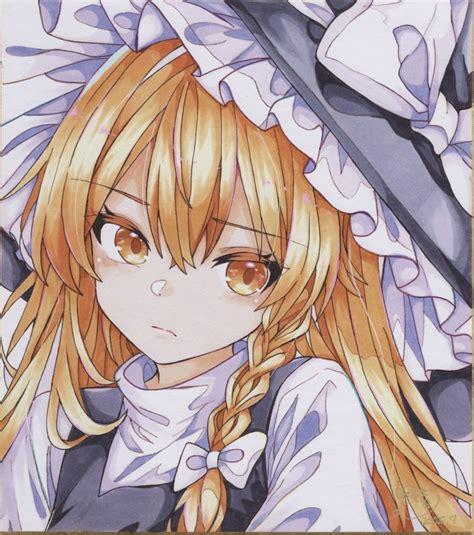 Safebooru 1girl 870hanamarumomo Black Hat Black Vest Blonde Hair Bow