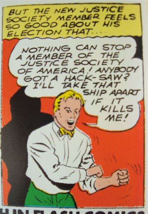 The Justice Society From The Beginning All Star Comics 6 The Jsa Initiates Johnny Thunder