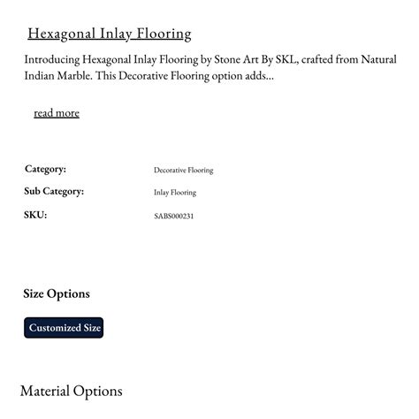 Ppt Hexagonal Inlay Flooring Decorative Flooring Stone Art By Skl Powerpoint Presentation