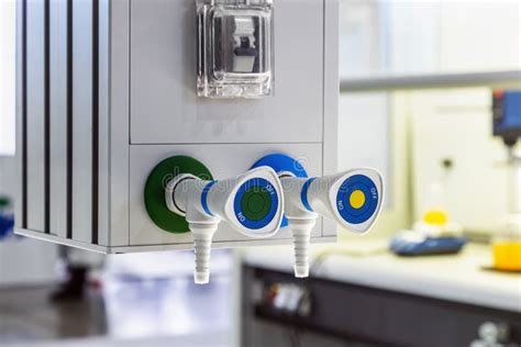 Laboratory Table For Experiments Research And Testing In The Chemical