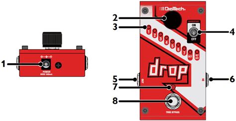 Digitech Drop U Drop Effect Pedal Owners Manual