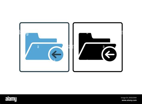 Move To Folder Icon Suitable For Web Site Design App User Interfaces Solid Icon Style