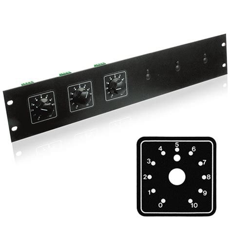 Attenuator Rack Mounting Plate Holds Up To 6 Attenuators Atplate 052