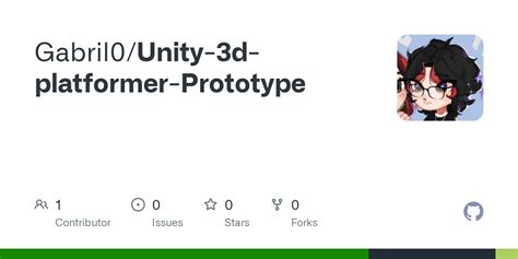 Github Gabril0unity 3d Platformer Prototype