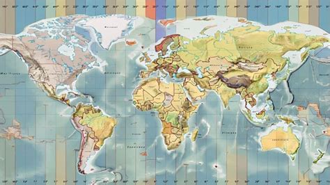 Current Time Zones Around The World Map And Complete List 20252026