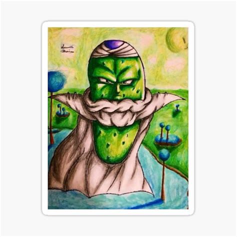 Piccolo The Pickle Sticker By Grekoarts Redbubble