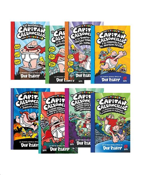 Pack Las Aventuras Del Capitán Calzoncillos 9 Tomos Encantalibros