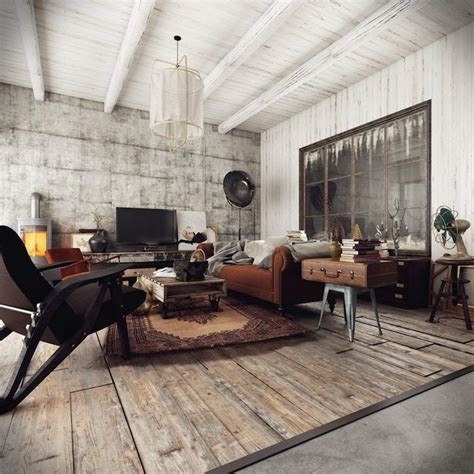 Le Style Industriel Le Vrai Mes Secrets Pour Révéler Brique Métal Et Béton Rustic