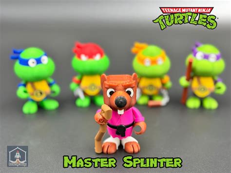 Tmnt Master Splinter Cute Minifigure By Rocketlab Design Makerworld