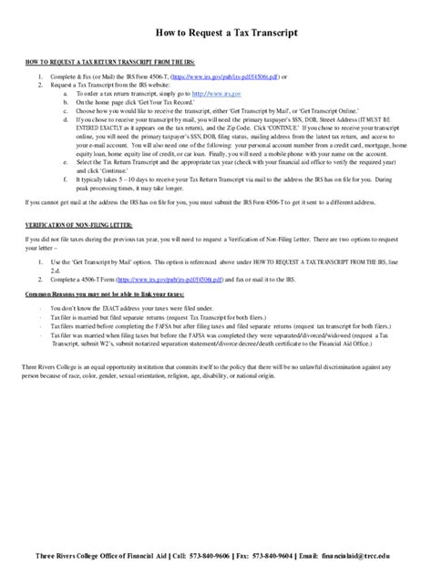 Fillable Online What Is An Irs Tax Transcript And How Do I Request