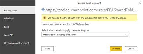 Unable To Connect Sharepoint File With Power Bi De Microsoft Fabric Community