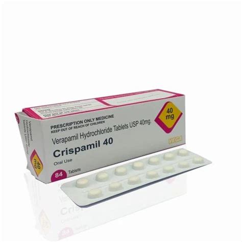 Verapamil Hydrochloride Tablet 120 Mg At Rs 340strip In Nagpur Id