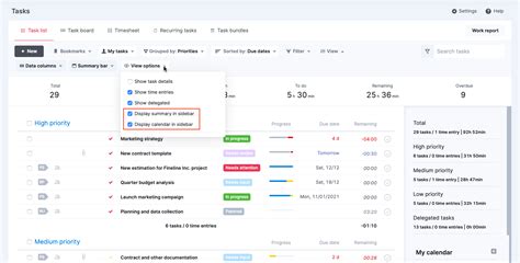 Task List Scoro Help Center