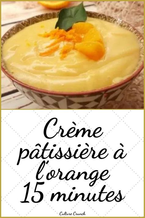 Crème Pâtissière à Lorange
