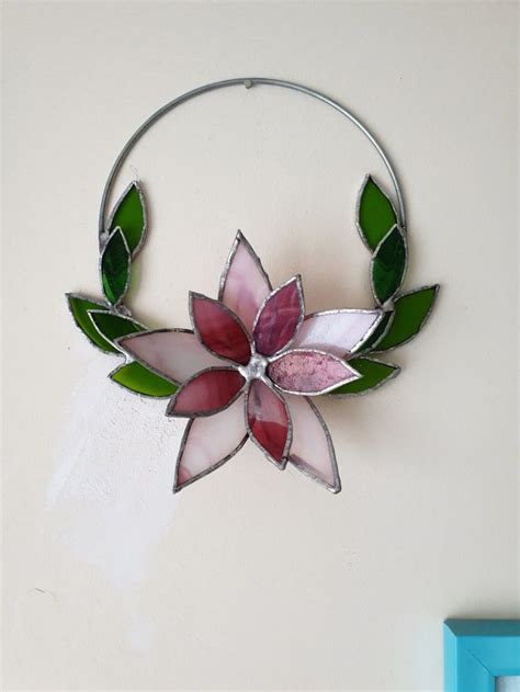 Stained Glass Wreath Stained Glass Flowers Stained Glass Patterns