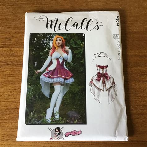 Misses Yaya Han Cosplay Costume Pattern Uncut Mccalls 8074 Collared
