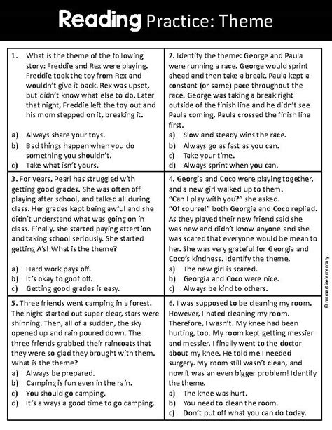 Reading Notes And Practice Theme Classful