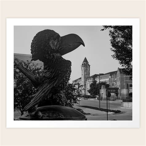 Jayhawk Logo Black And White