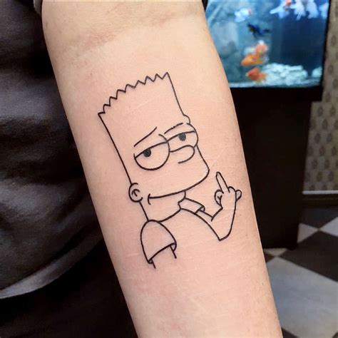 Bart Simpson Tattoo