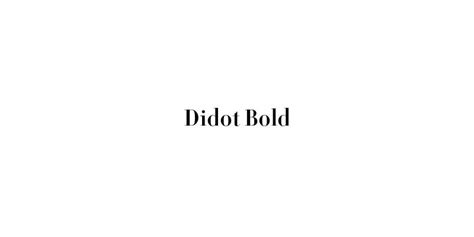 Free Font Didot — Fontsarena