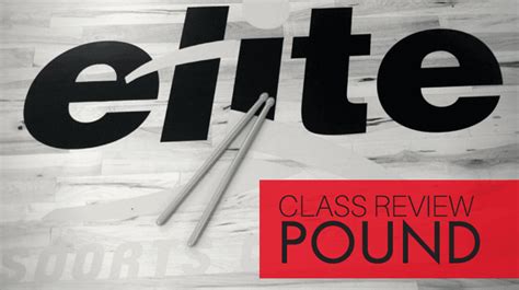 Pound Group Exercise Class Review Elite Sports Clubs