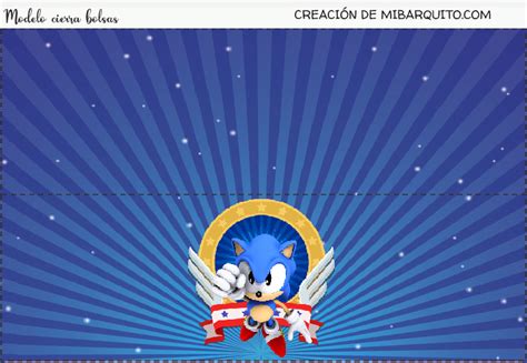 Gratis Kit Imprimible De Sonic Mi Barquito