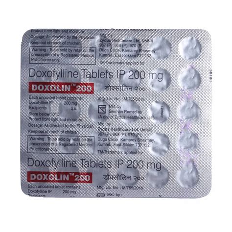 Doxolin 400mg Tablet At ₹ 120stripe Sahyog Society Surat Id