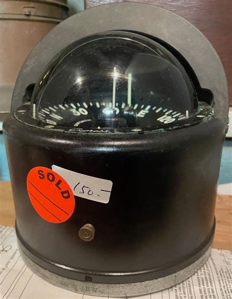 Vintage Danforth Constellation Express Ship Compass