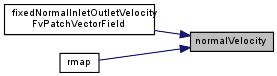 Openfoam Api Guide Fixednormalinletoutletvelocityfvpatchvectorfield Class Reference