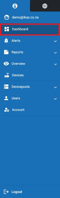 Sensor Dashboard Myfridgeonline
