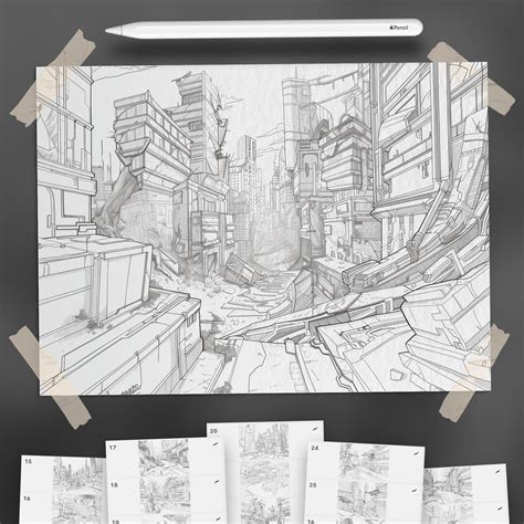 100 Procreate Cyberpunk Cities Backgrounds Procreate Cyberpunk Street