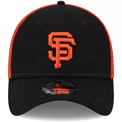 Mens New Era Black San Francisco Giants Team Neo 39thirty Flex Hat
