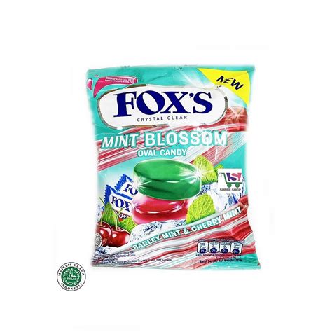 Hard Candy Assorted Foxs Imported Premium Oval Candy 125g Packs Product Of Indonesia
