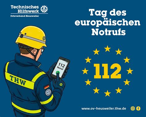 Thw Tag Des Notrufes 112 Der Tag Des Notrufs Findet Jedes