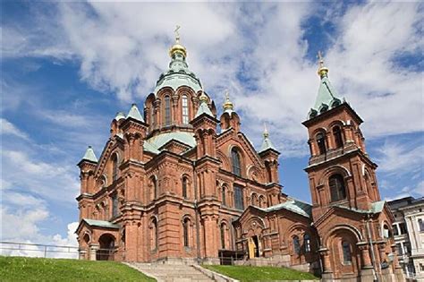 芬兰景点 芬兰岩石堂 芬兰最的旅游胜地 大山谷图库
