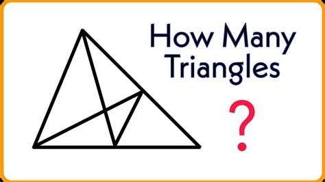 How Many Triangles In This Figure Iq Test Only For Genius Brain