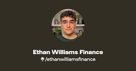Ethan Williams Finance Instagram Tiktok Linktree