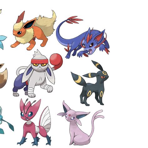 Fake Eevee Evolutions