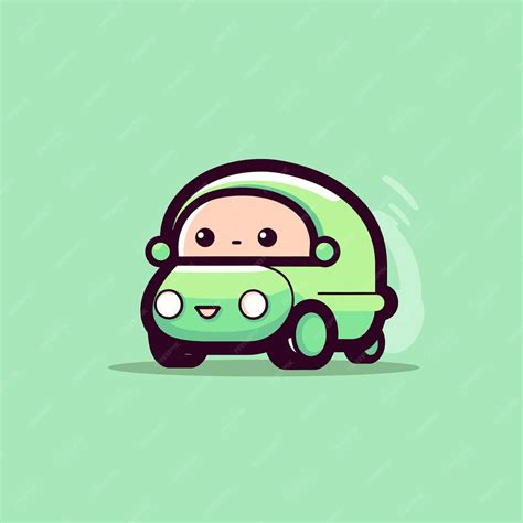 Premium Vector Cute Kawaii Car Chibi Mascot Vector Cartoon Style