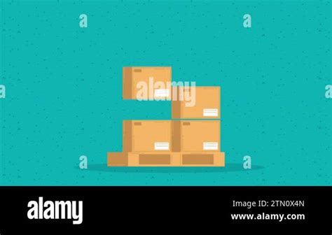 Delivery Boxes Carton Stack Animation Stock Videos And Footage Hd And